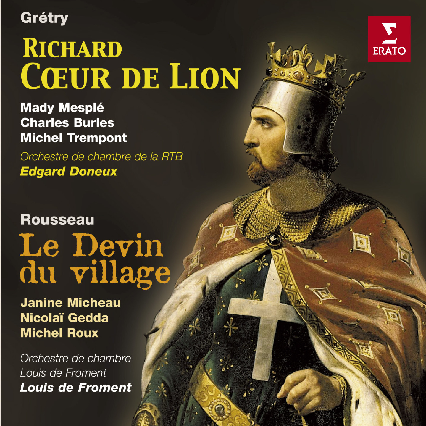 Grétry:Richard Coeur de Lion / Rousseau:Le devin du village | Warner ...