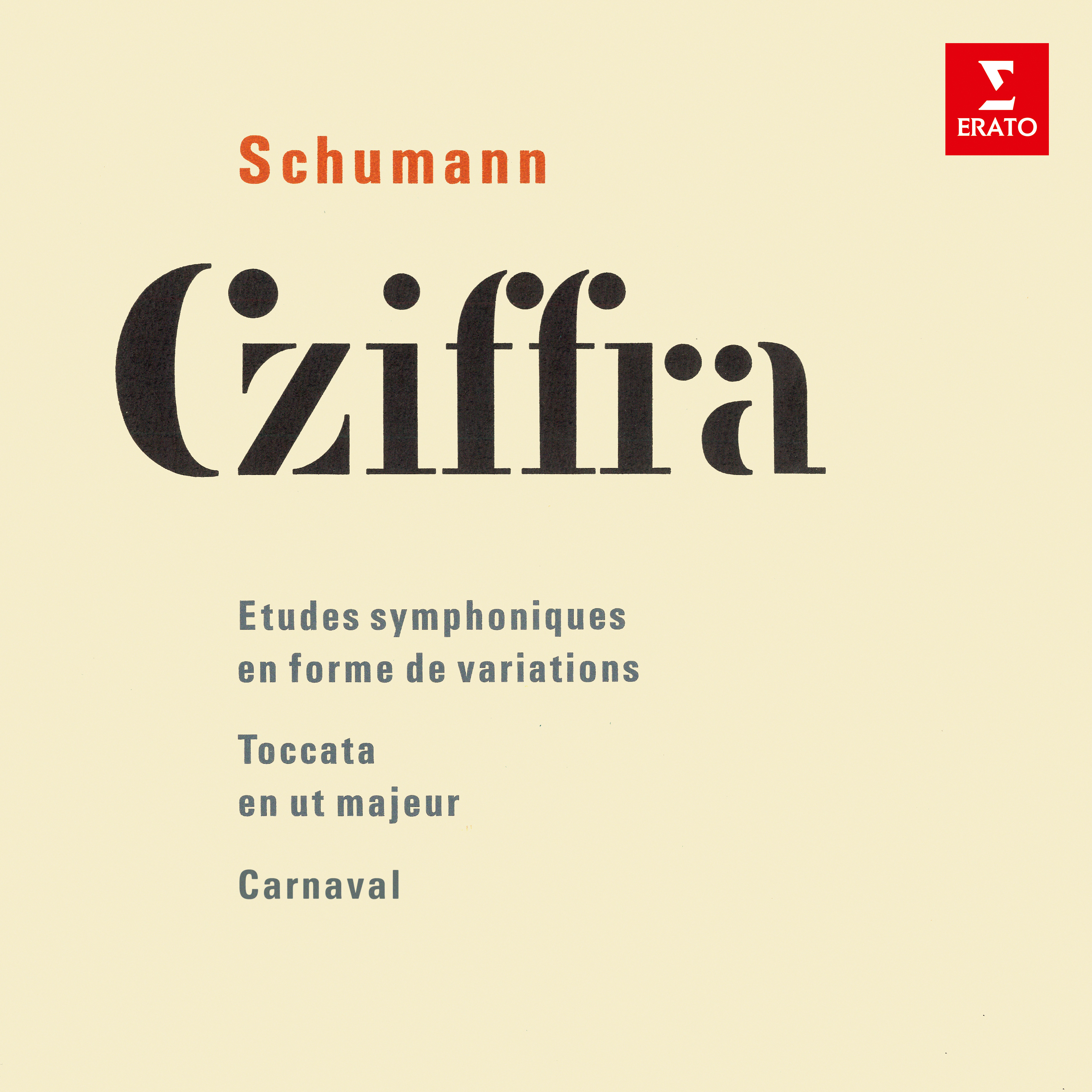 Schumann: Toccata, Études symphoniques & Carnaval | Warner Classics