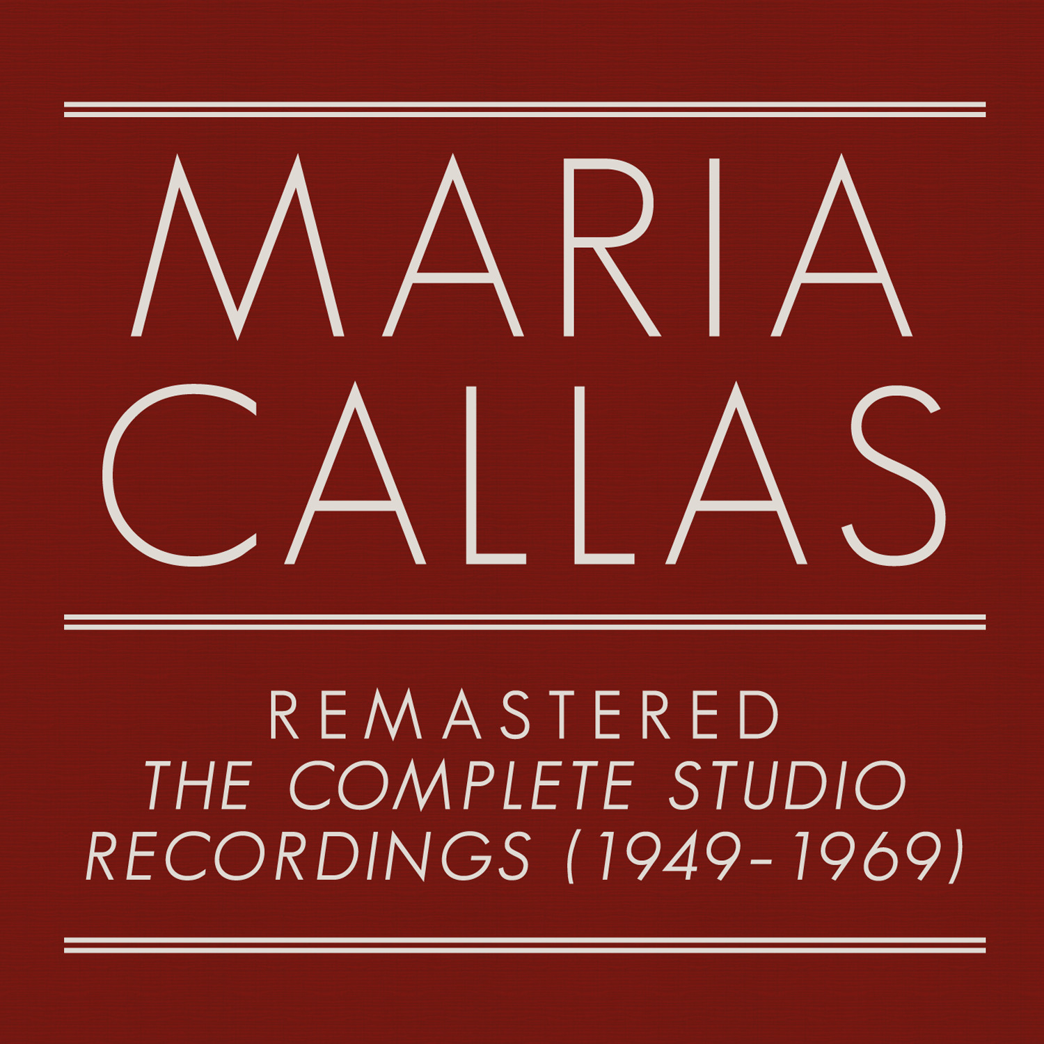 Maria Callas - The Complete Studio Recordings 1949-1969 (Remastered ...
