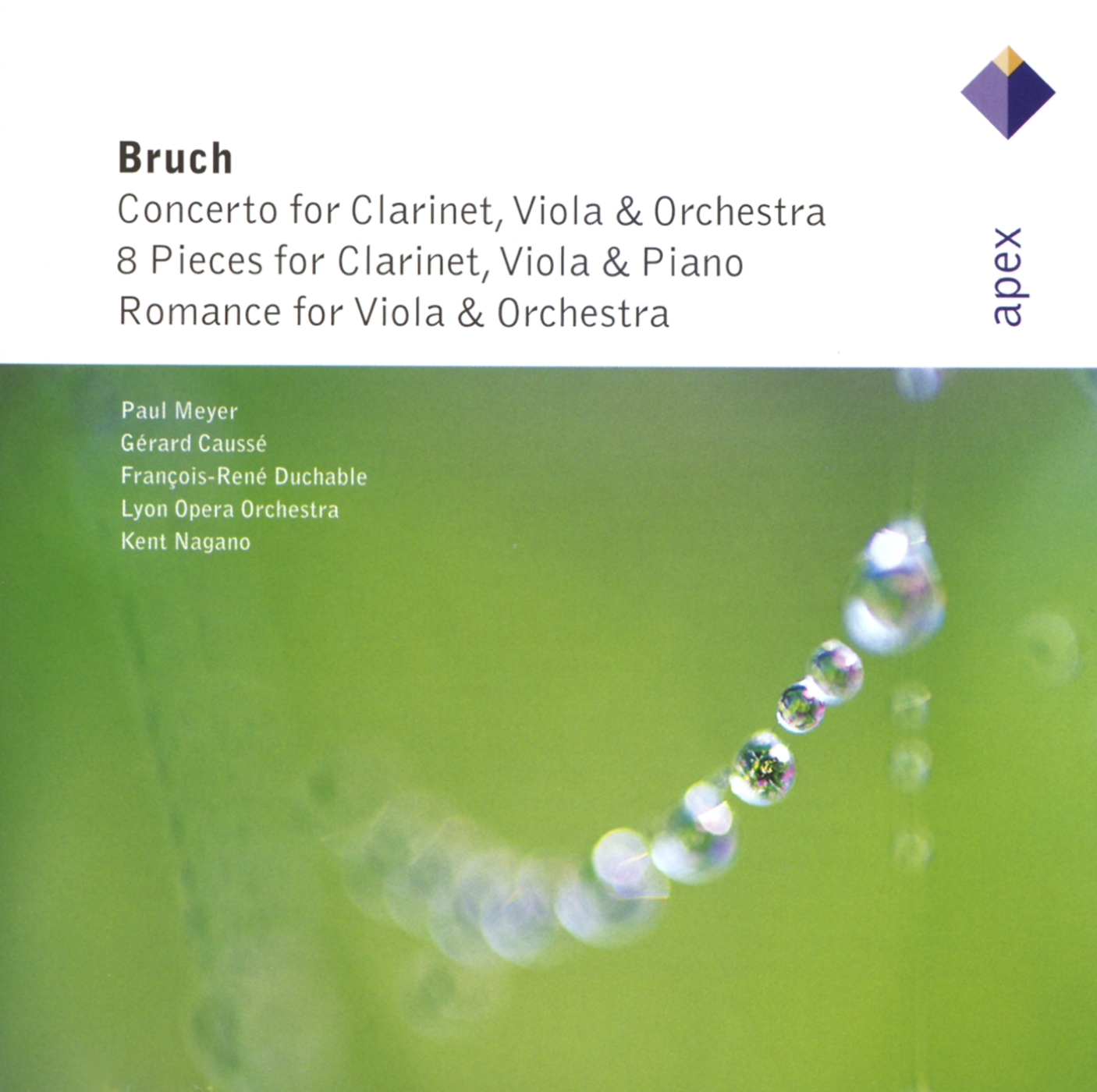 Bruch : Works for Clarinet & Viola | Warner Classics