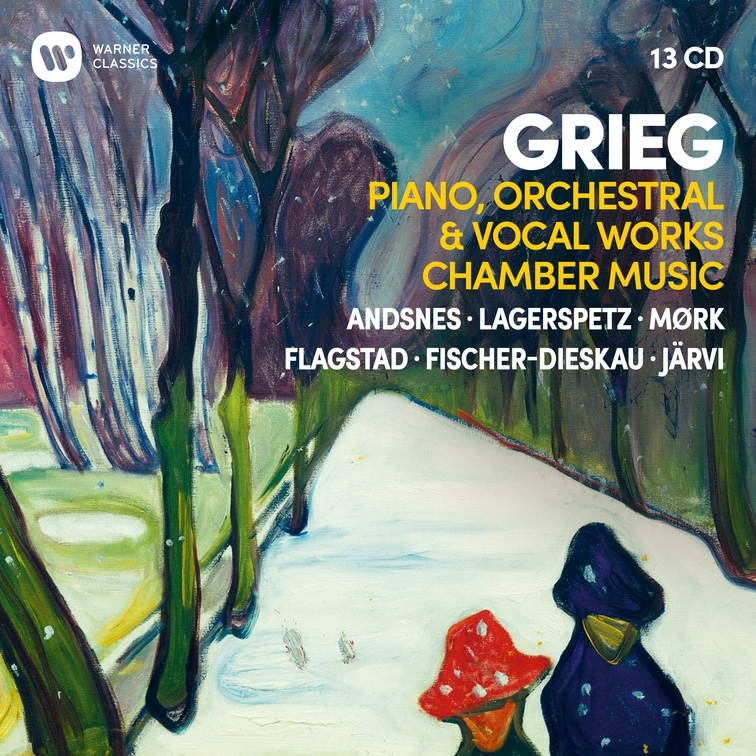 Grieg: Piano, Orchestral & Vocal Works, Chamber Music | Warner Classics