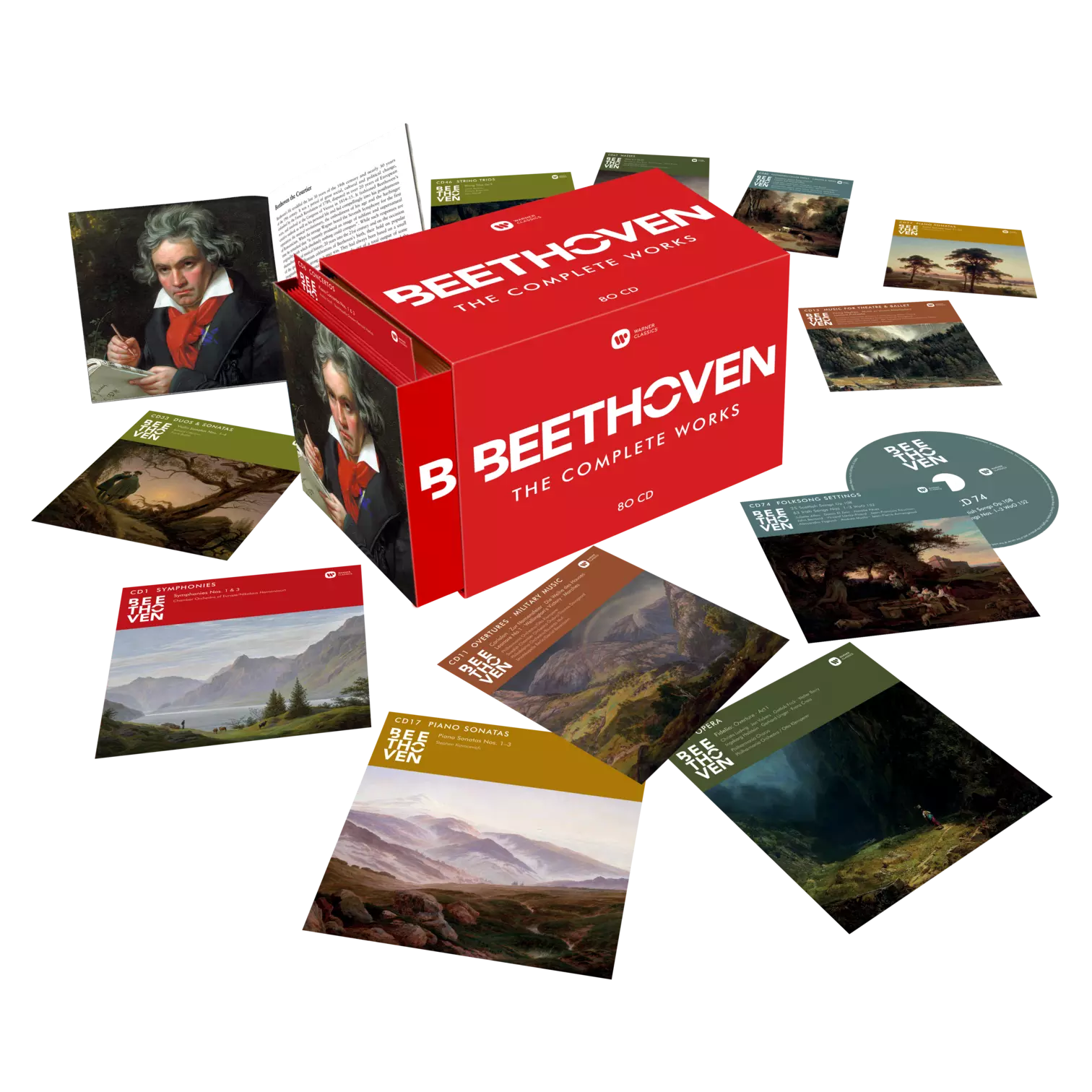 Beethoven: The Complete Works (80CD) | Warner Classics